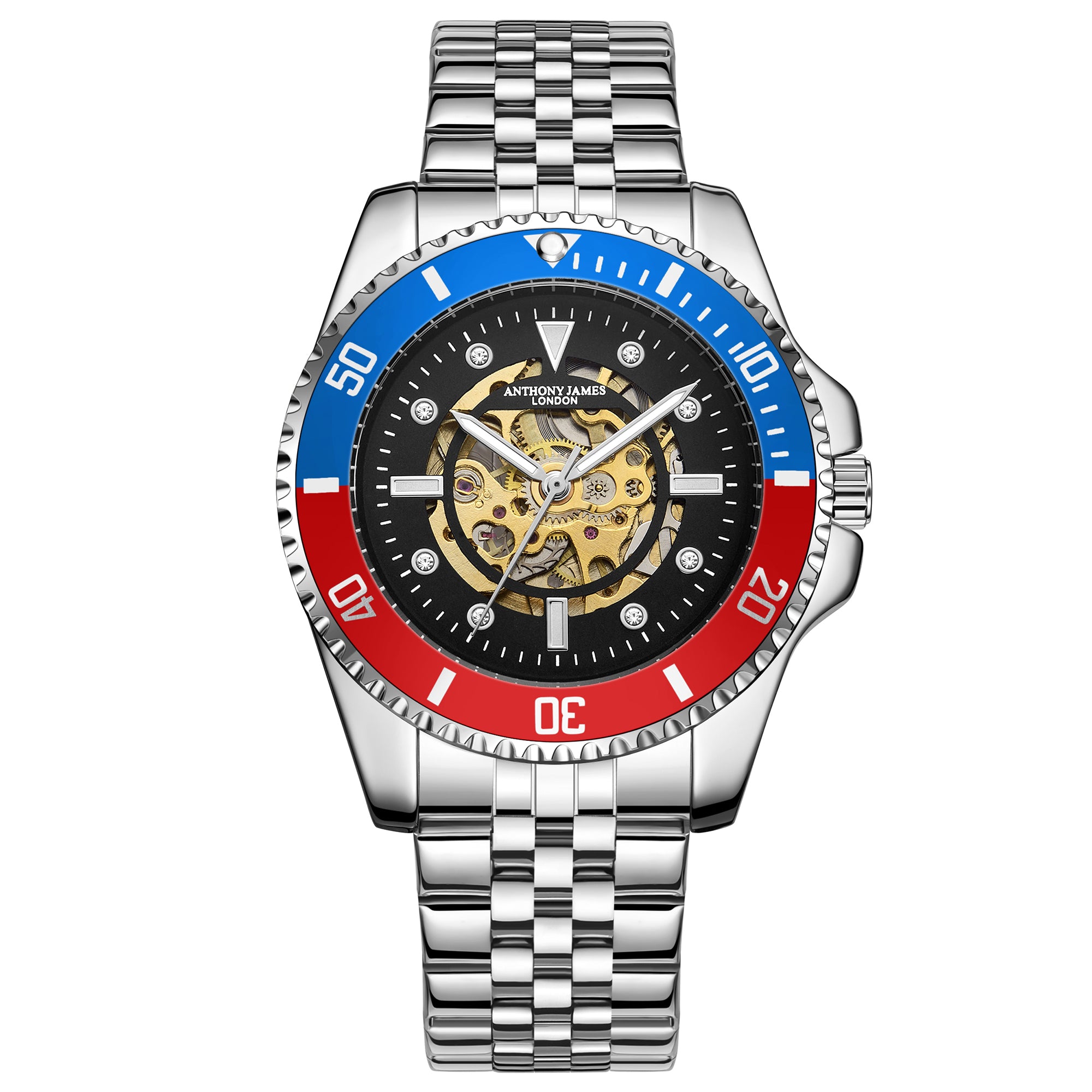 Hand Assembled Anthony James Limited Edition Skeleton Sports Automatic ...
